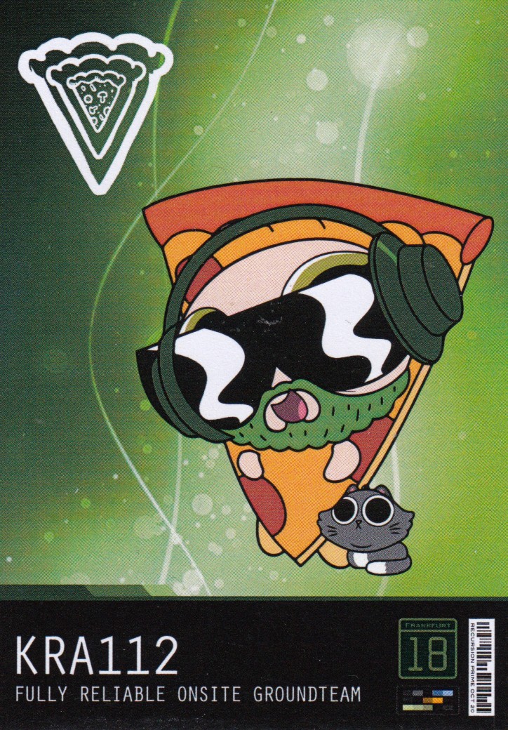 Team Frog Set 12 KRA112 - Ingress Swag