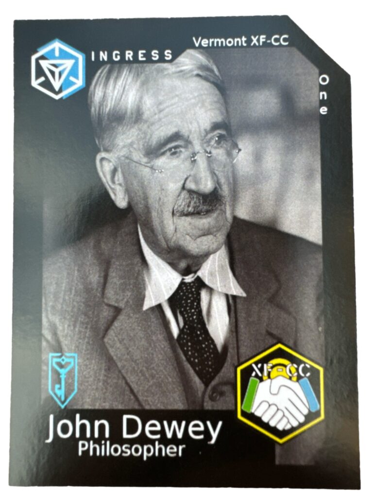 John Dewey - Philosopher - Ingress Swag